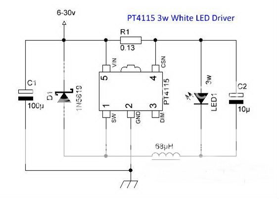 PT4115 LED Driver - Forum - Circuits Online